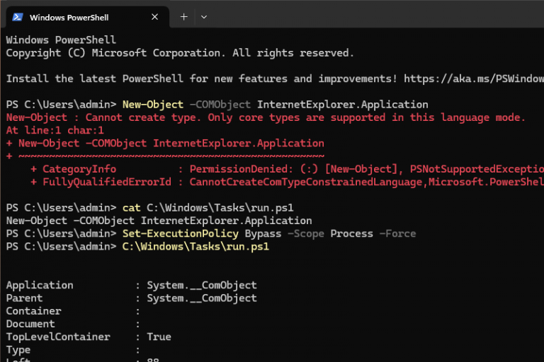 Reinventing PowerShell in C/C++ – SCRT Team Blog
